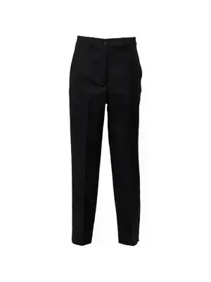 P.a.r.o.s.h Melange Gabardine Trousers - Grey