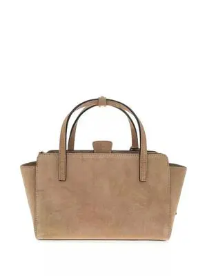 HIDESINS Flap Small Suede Tote Bag