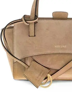HIDESINS Flap Small Suede Tote Bag