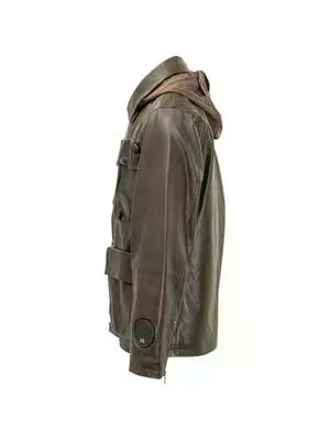 C.P. COMPANY Mille Leather Jacket