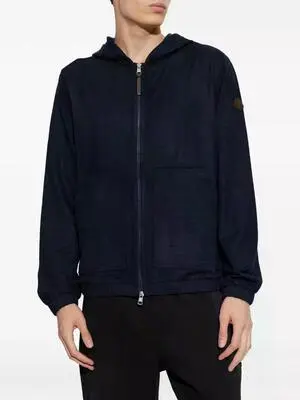 Moncler Logo-patch Zip-up Hoodie