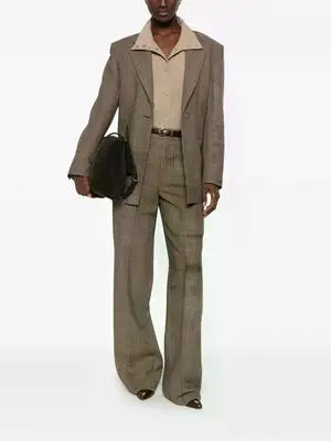 Seafarer Astro Prince Of Wales Check Blazer - Brown
