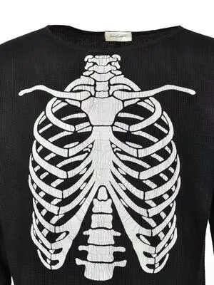 SECOND / LAYER Zero Thermal Skeleton-print T-shirt