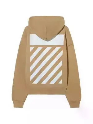 L/AB C/O OFF-WHITE Diagonal Motif Logo-print Hoodie