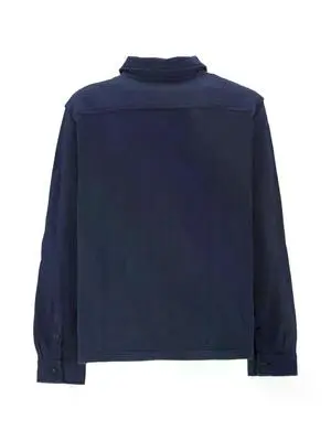 KEELING Button-up Flap-pocket Shirt - Blue