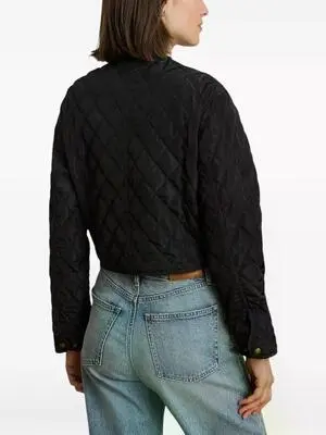 Ralph Lauren Diamond-quilted Cropped Jacket