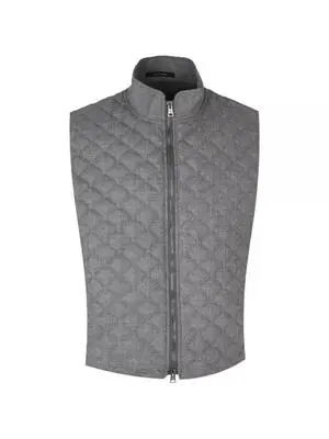 Tagliatore Scott Quilted Waistcoat - Grey