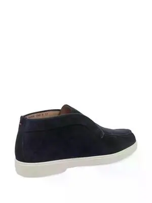 Santoni Suede Loafers