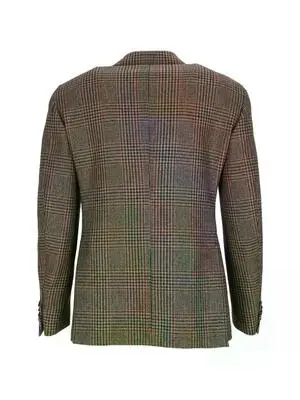 LUIGI BIANCHI Check-pattern Double-breasted Blazer