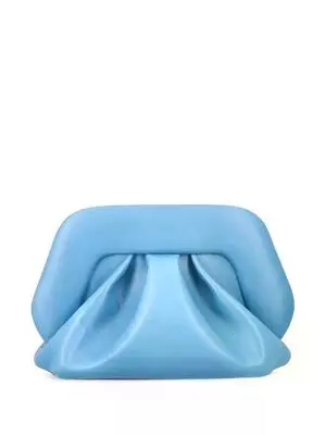 THEMOIRE Small Bios Ruched Tote Bag - Blue