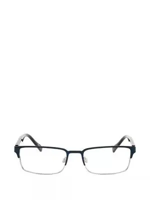 Hugo Rectangle-frame Glasses - Blue