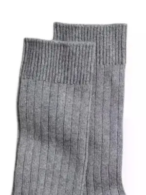 ROTOTO Ribbed-knit Crew Socks