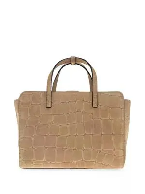 HIDESINS M Flap Crocodile-effect Tote Bag