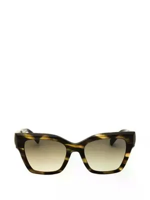 Longchamp Tortoiseshell-effect Cat-eye Sunglasses - Brown