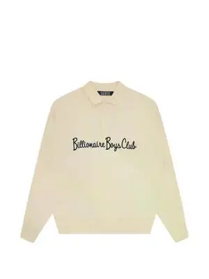 BILLIONAIRE BOYS CLUB Logo-embroidered Polo Shirt - Neutrals