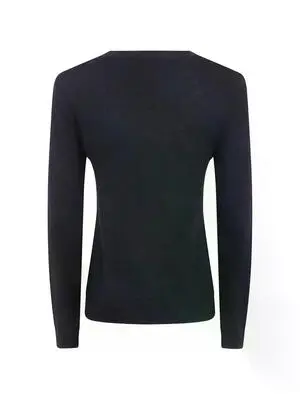ABSOLUT CASHMERE Long-sleeve Fine-knit Sweater - Black