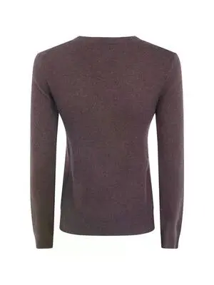 ABSOLUT CASHMERE Round-neck Fine-knit Sweater - Brown