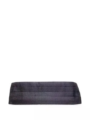 Dolce & Gabbana Polka-dot Pleated Cummerbund - Black