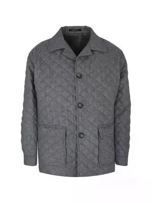Tagliatore Evans Quilted Blouson Jacket - Grey