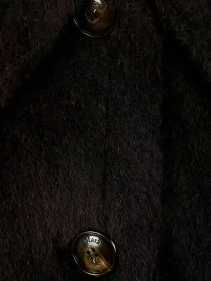 Max Mara Oversize-collar Short-sleeve Coat