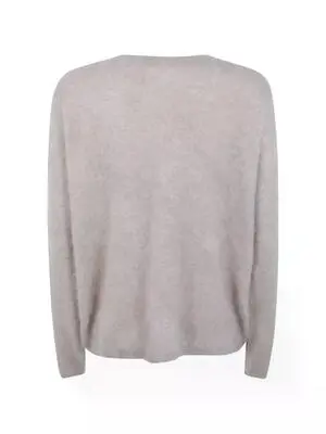 ABSOLUT CASHMERE V-neck Cashmere Cardigan - Grey