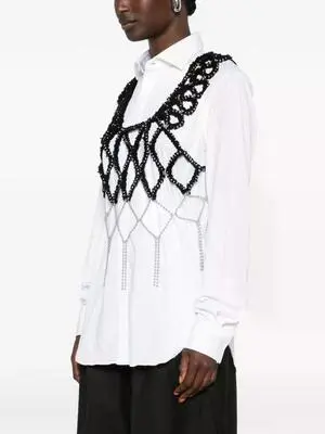 Noir Kei Ninomiya Beaded Cage-style Top