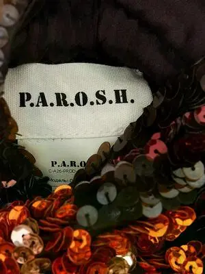P.a.r.o.s.h Sequin-embroidered Bucket Bag