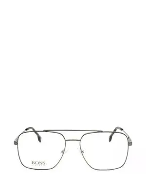 BOSS Rectangle-frame Glasses - Grey