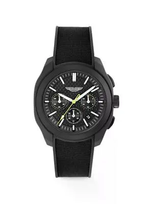 ASTON MARTIN Ceramic Chronograph 42mm Watch - Black