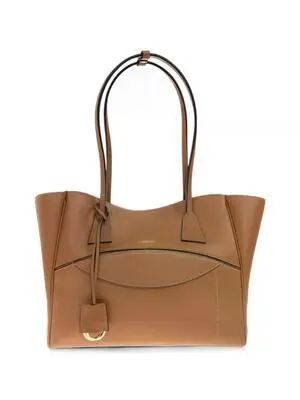 HIDESINS S Shopper Logo-print Leather Tote Bag