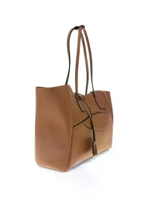 HIDESINS S Shopper Logo-print Leather Tote Bag