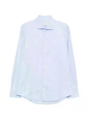 Gant Slim-fit Twill Shirt - Blue
