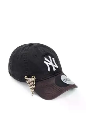 ANOTHER CHANCE Embellished Logo-embroidered Baseball Cap - Blue