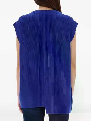 ZONA20 MILANO V-neck Asymmetric-hem Vest