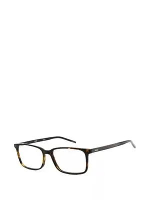 Hugo Tortoiseshell-effect Rectangle-frame Glasses