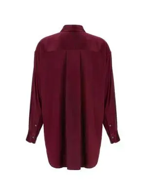 TOM FORD Silk-blend Curved-hem Shirt