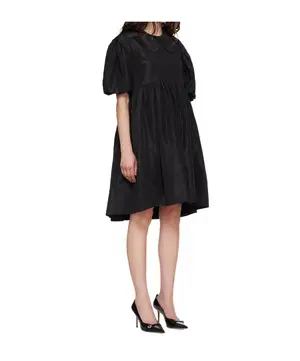Simone Rocha Puff-sleeve Petal-collar Dress