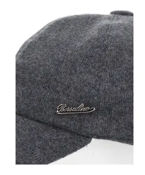 Borsalino Logo-lettering Curved Peak Baseball Cap