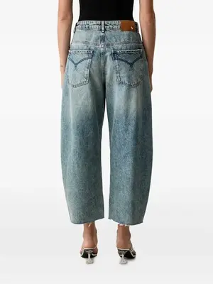 Patrizia Pepe Raw-hem Denim Trousers