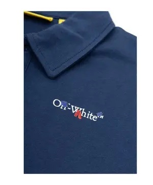 Off-White Short-sleeved Polo Shirt