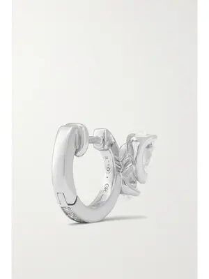 REPOSSI 14-karat White Gold Diamond Single Earring