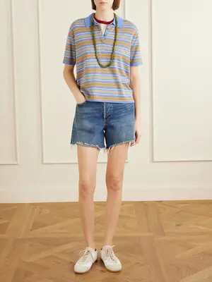 Guest In Residence Lightweight Striped T-shirt