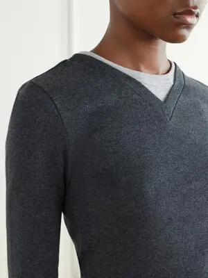 ST. AGNI Crew Neck Long-sleeve T-shirt