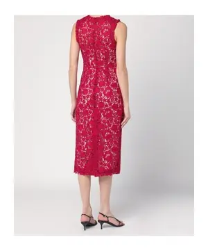 P.a.r.o.s.h Sleeveless Lace Midi Dress