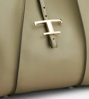 TOD'S T Timeless Shopping Bag In Leather Medium