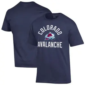 Champion Colorado Avalanche Primary Logo Jersey T-shirt - Navy