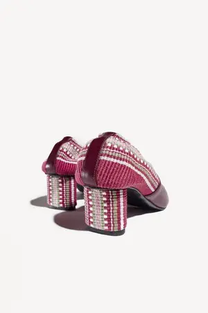 AMAMBAIH Ana Pumps - Wine