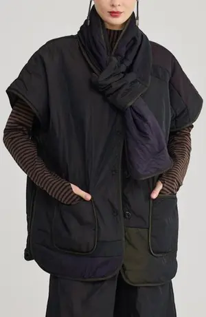 LUUKAA Ardena Quilted Puffer Vest