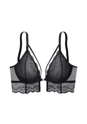 LASCANA Front Clasp Underwire Bra