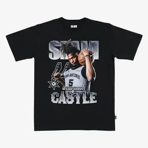 SLAM Stephon Castle San Antonio Spurs Remix Heavyweight T-shirt - Black